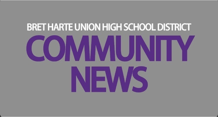 News | BRET HARTE UNION HIGH SCHOOL DISTRICT
