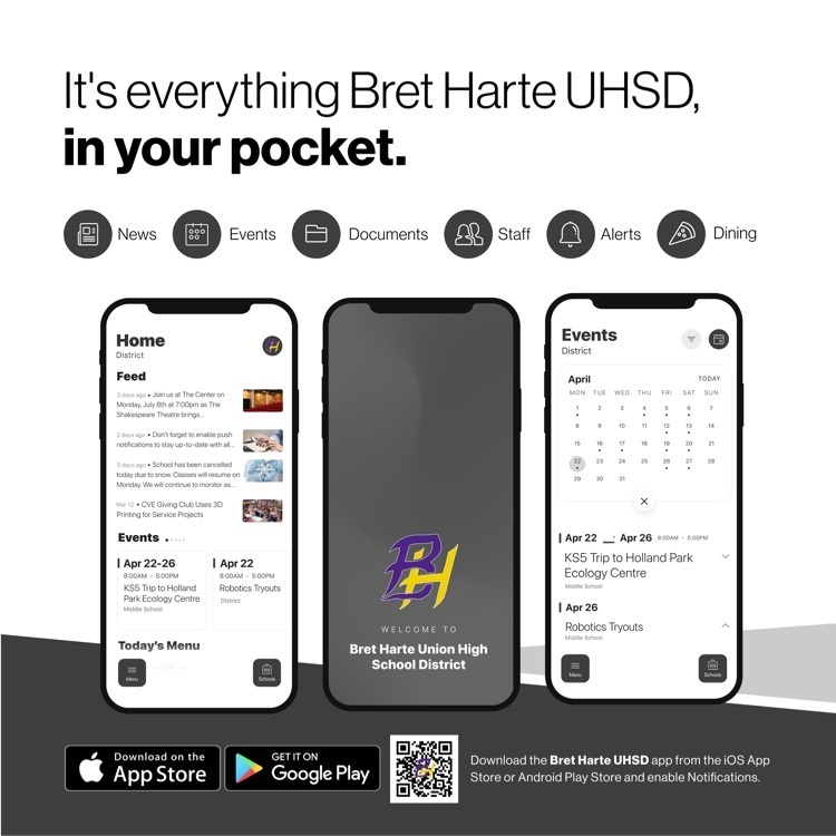 Introducing the NEW Bret Harte App! | BRET HARTE UNION HIGH SCHOOL DISTRICT